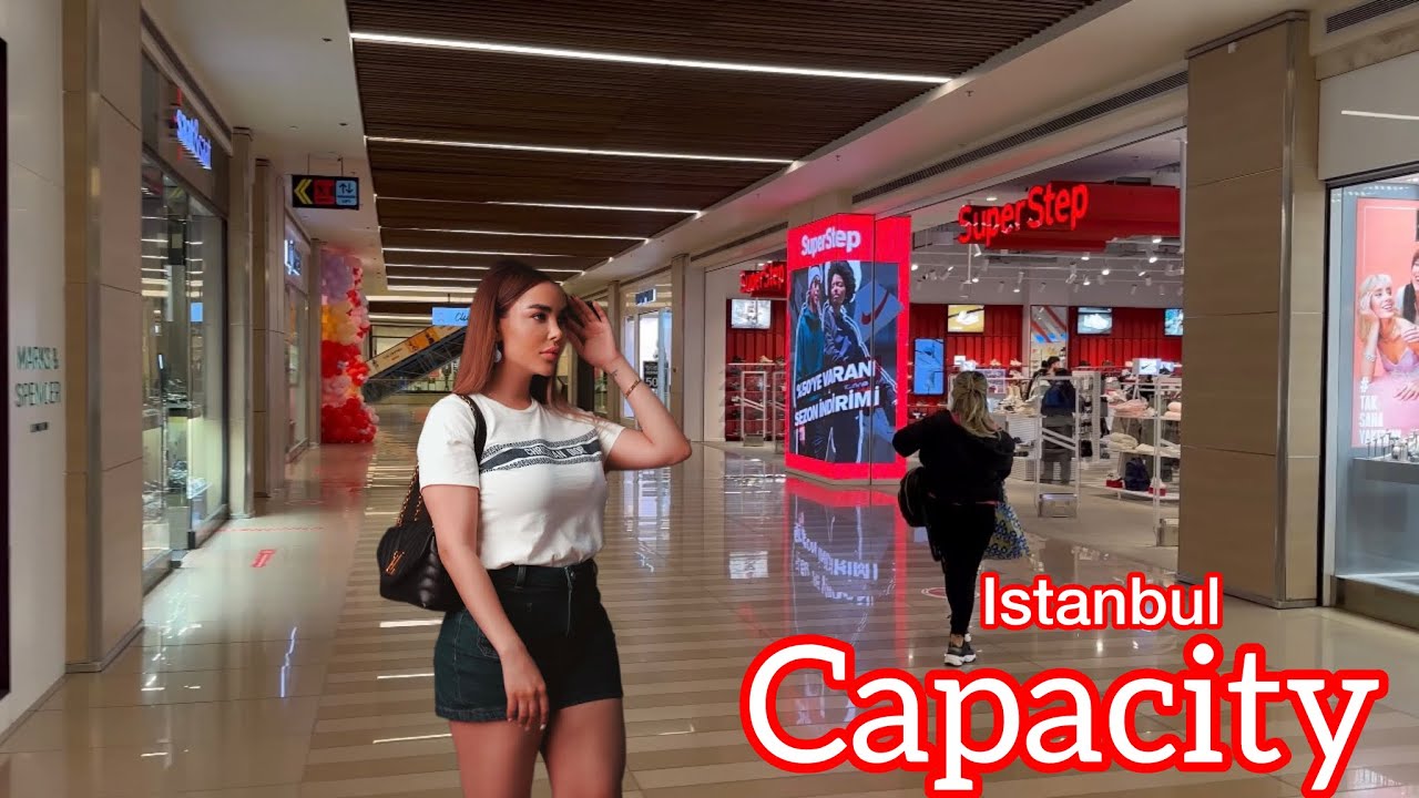 Istanbul Bakırköy Capacity Shopping Center | Capacity Mall Walking Tour ...