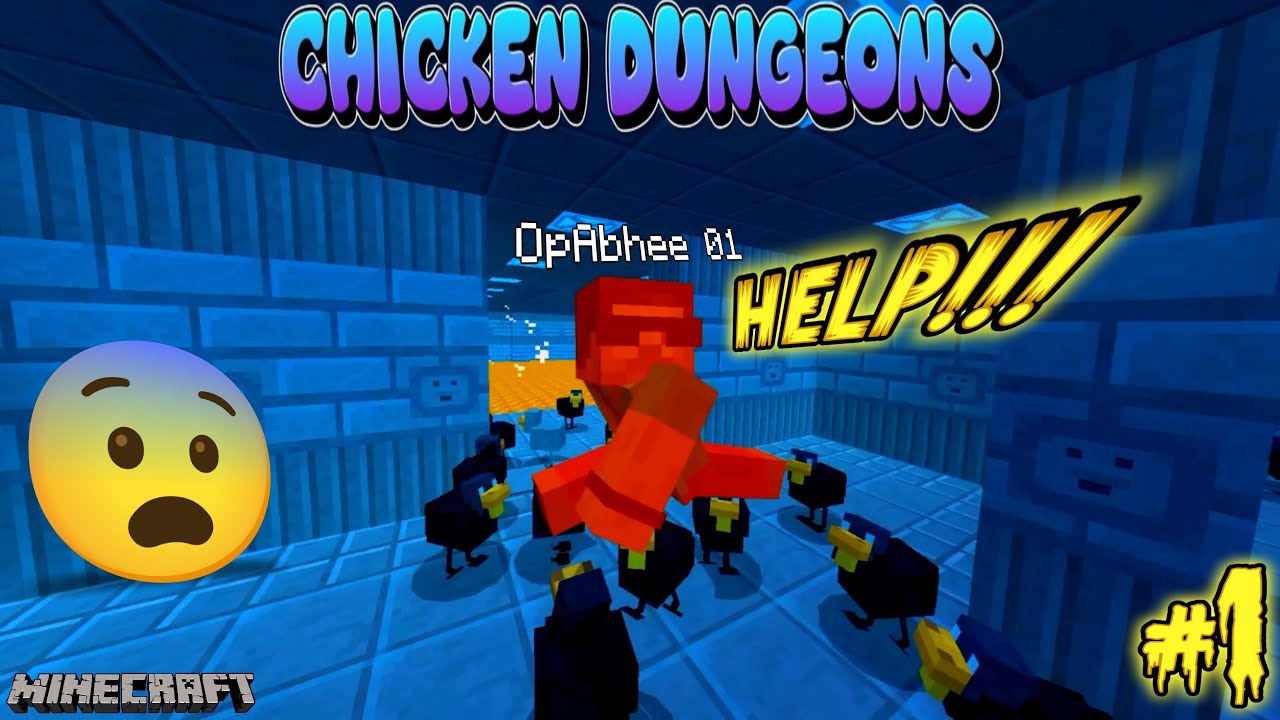 Minecraft, but chickens are dangerous chicken dungeons ep1 - YouTube