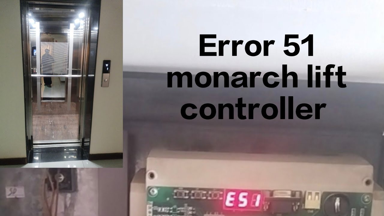 Error 51 monarch lift control - YouTube
