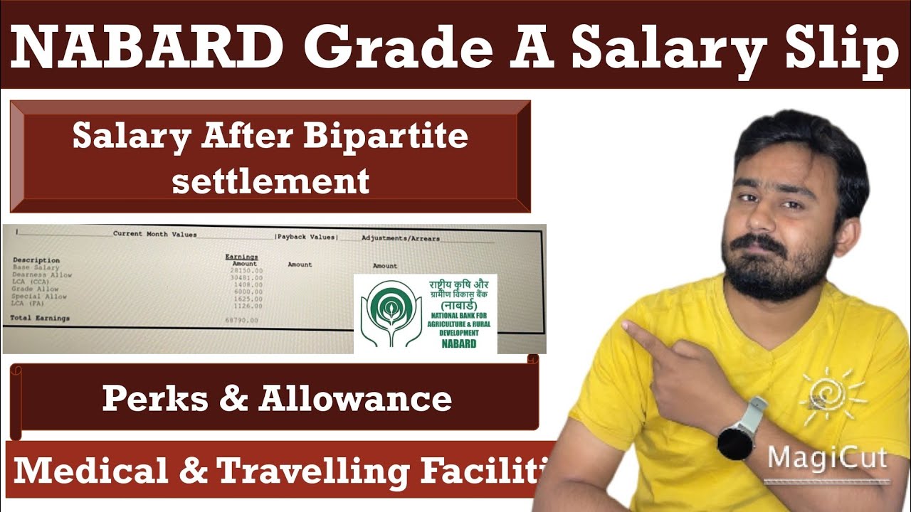 NABARD Grade A Salary Slip After Bipartite settlement| Monthly ...