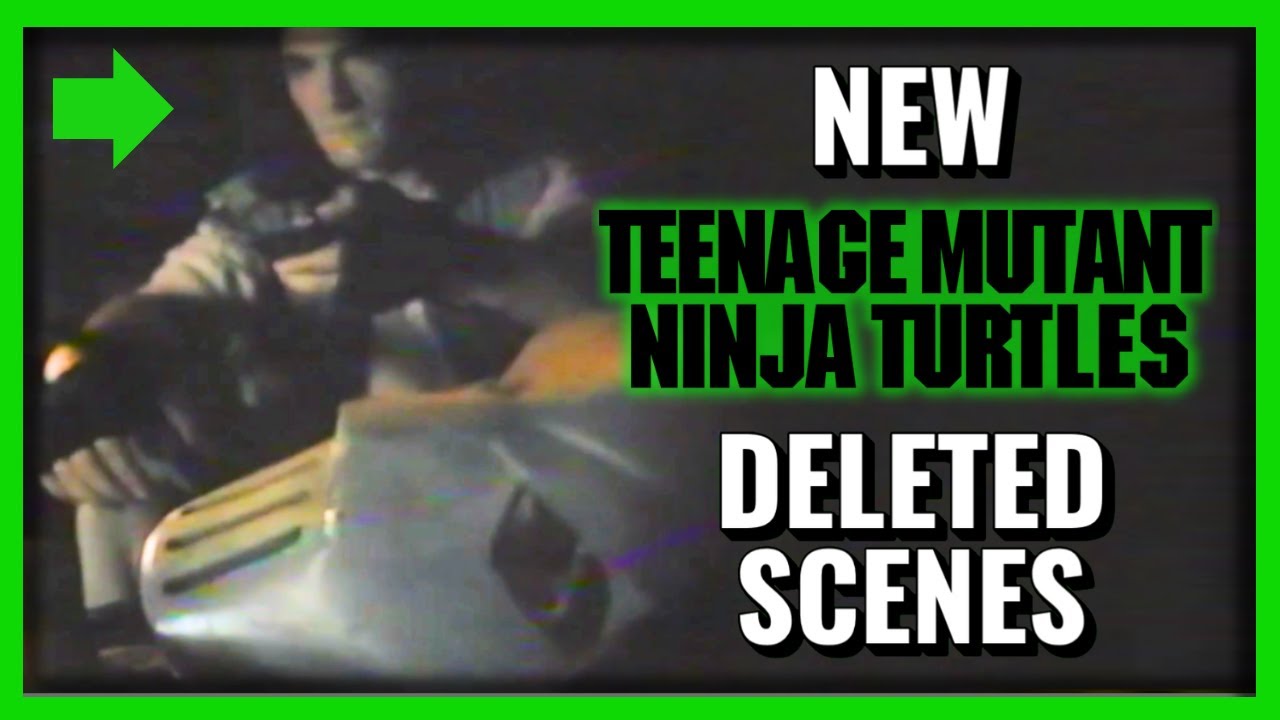 NEW Deleted Scenes from Ninja Turtles 1990 Movie DISCOVERED! (Turtle ...