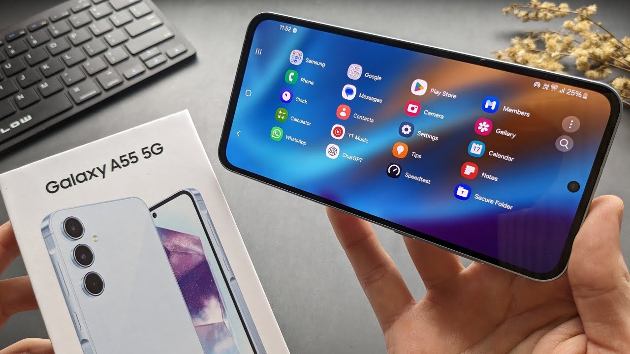 Auto Rotate ( Portrait/ Landscape mode) On Samsung Galaxy A55 5G + How ...