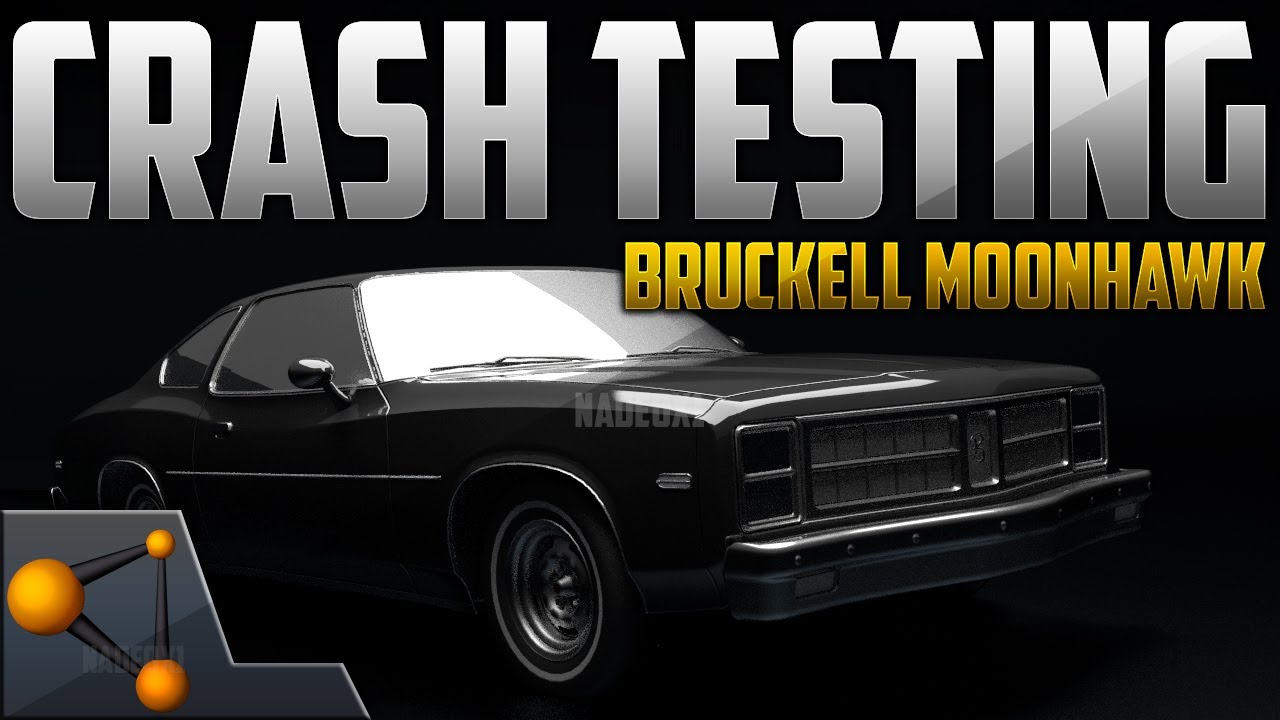 BeamNG Soft Body Physics - Bruckell Moonhawk Crash Testing [HD] - YouTube