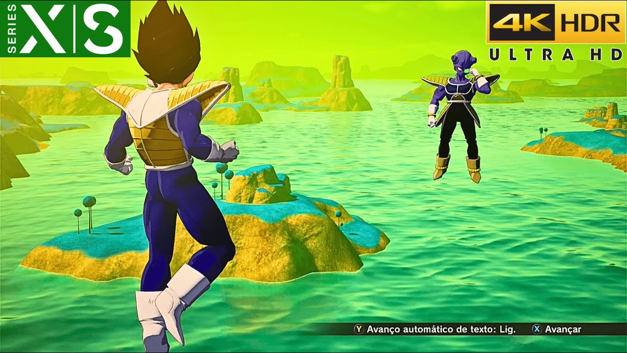 Dragon Ball Z: Kakarot (XBOX SERIES S) 4K 60FPS HDR - Vegeta vs Kiwi ...
