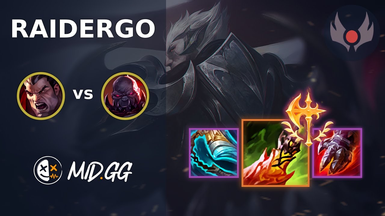 MID.GG: [ RaiderGO ] Darius TOP vs Sion | KR GRANDMASTER | LOL Season ...