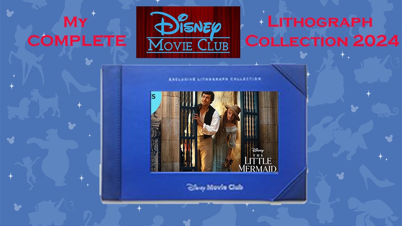 My COMPLETE Disney Movie Club Lithograph Collection 2024 - YouTube