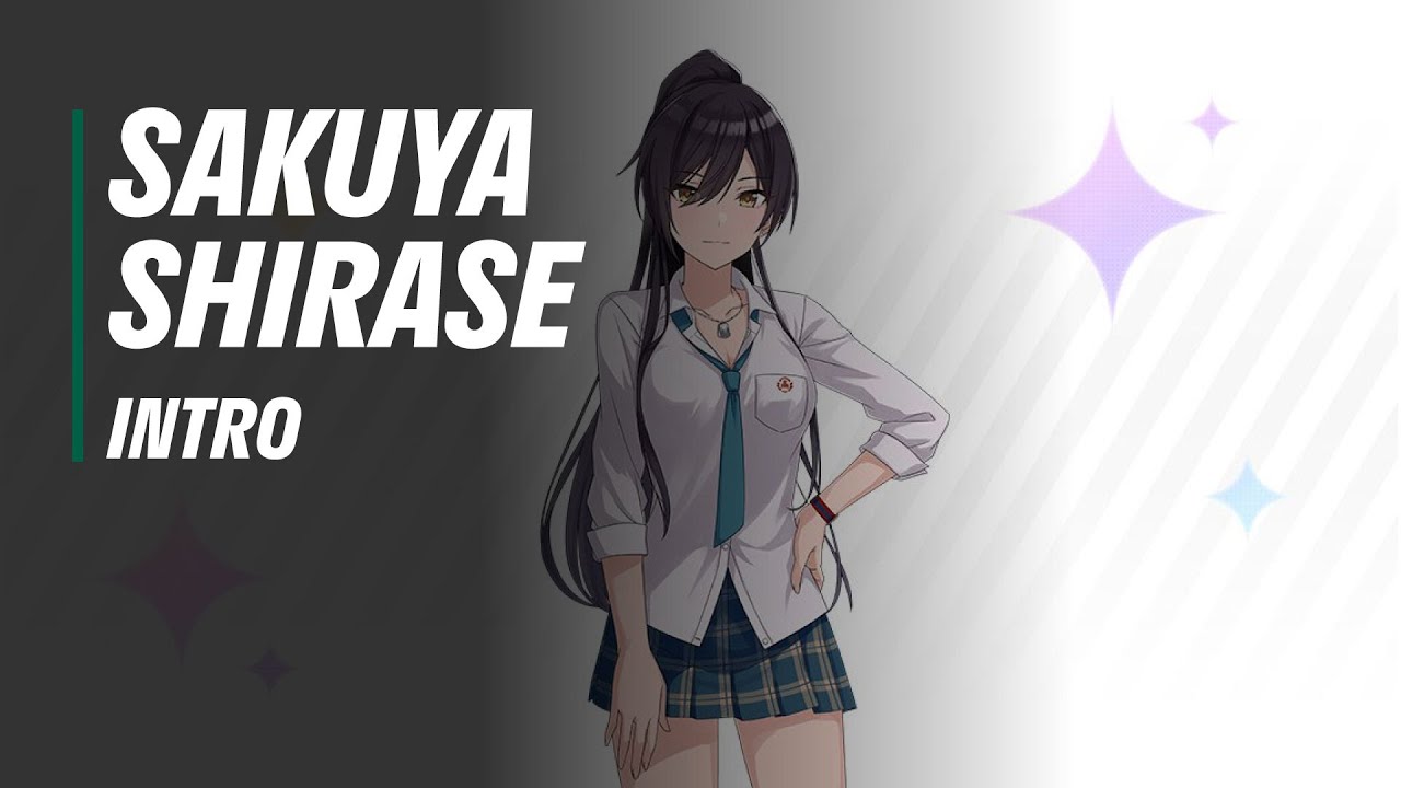 [ENG] Sakuya Shirase Introduction [華麗なる少女] - IDOLM@STER Shiny Colors ...