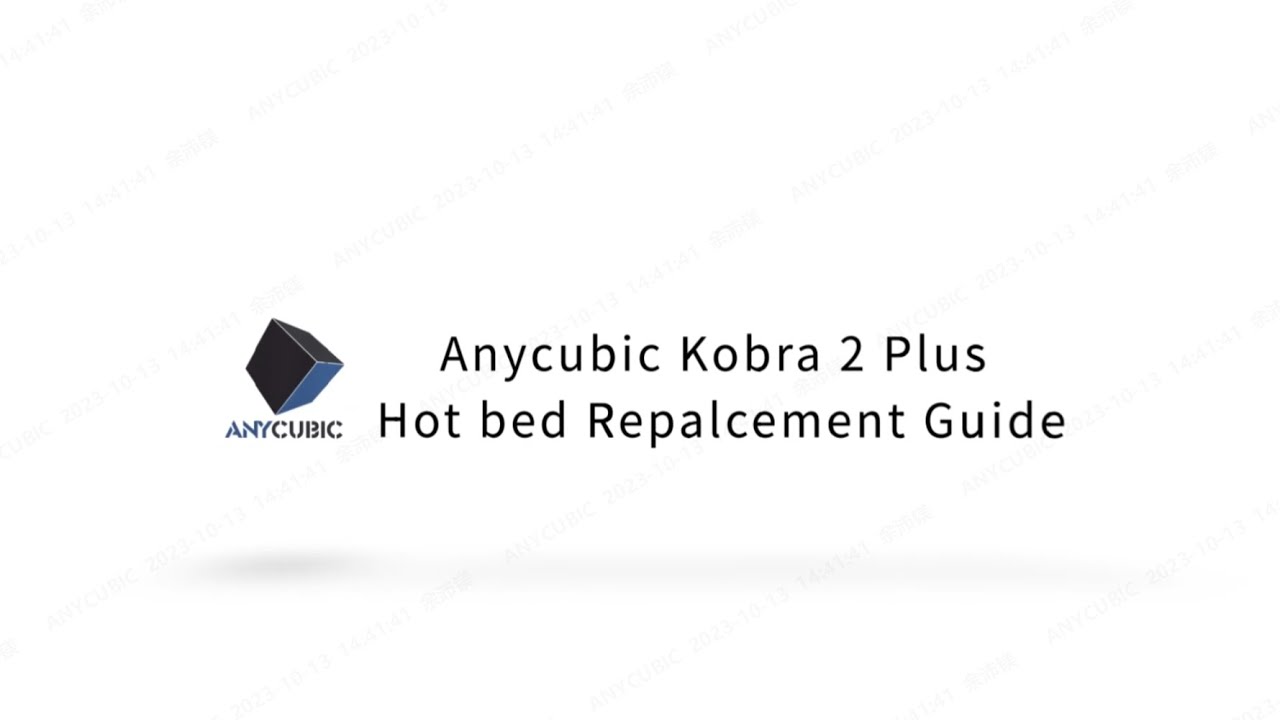 Anycubic Kobra 2 Plus Hot bed Repalcement Guide - YouTube