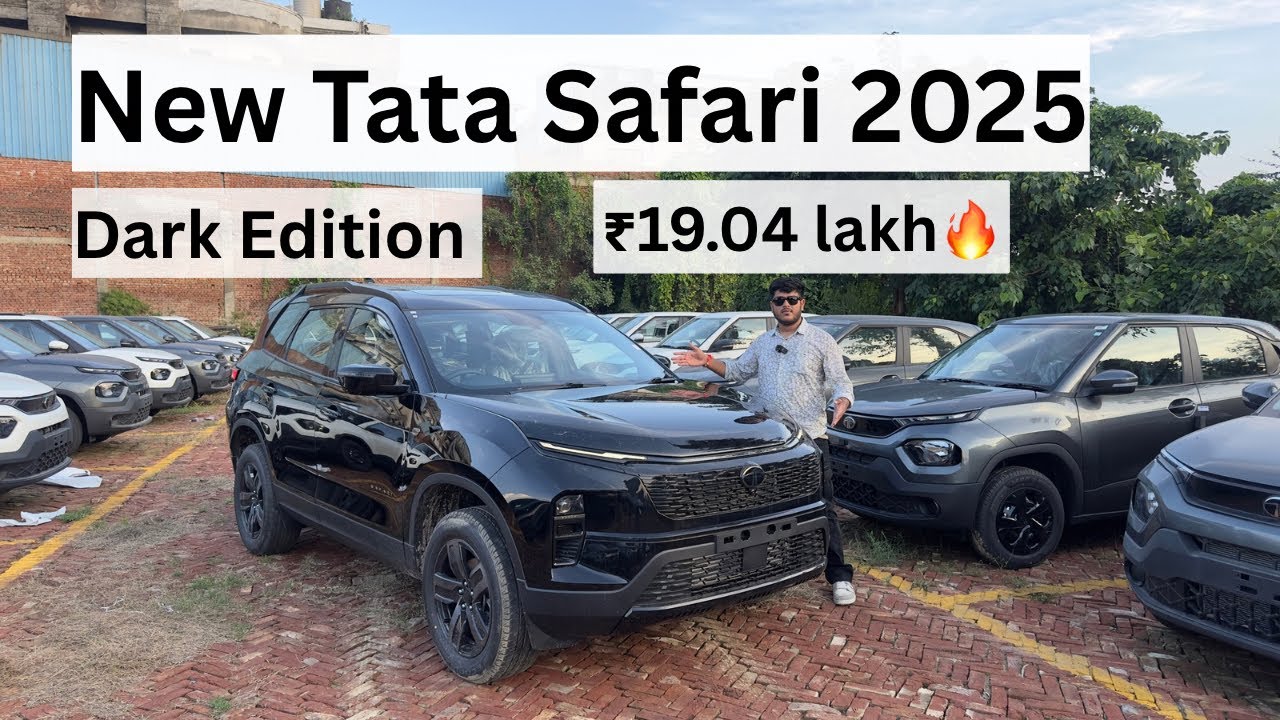 New Tata Safari Pure X Dark Edition 2025 - Detailed - YouTube