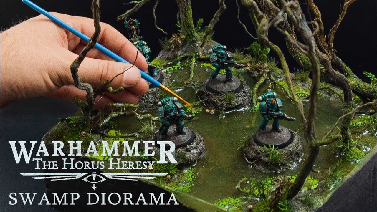 I Made a Warhammer Swamps of Davin Diorama - YouTube