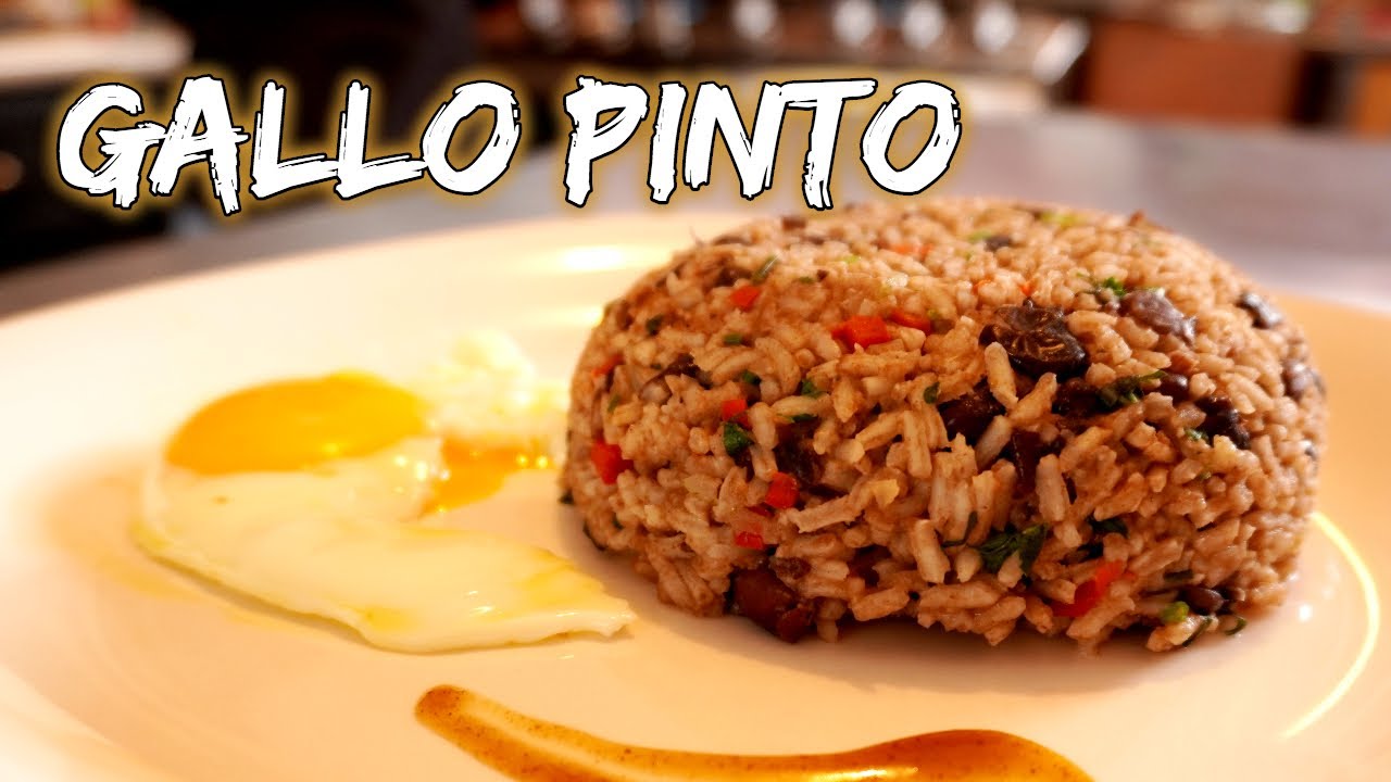COMO HACER PINTO ESTILO COSTA RICA - YouTube