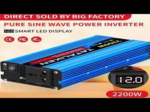 Pure Sine Wave Inverter 1000W-4000W DC 12V/24V to AC 220V 50hz Power Inverter Ch - YouTube