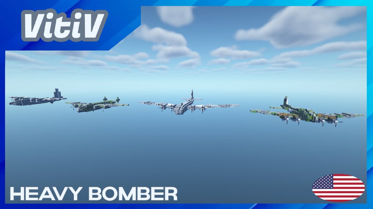 American Heavy Bombers - Minecraft - YouTube