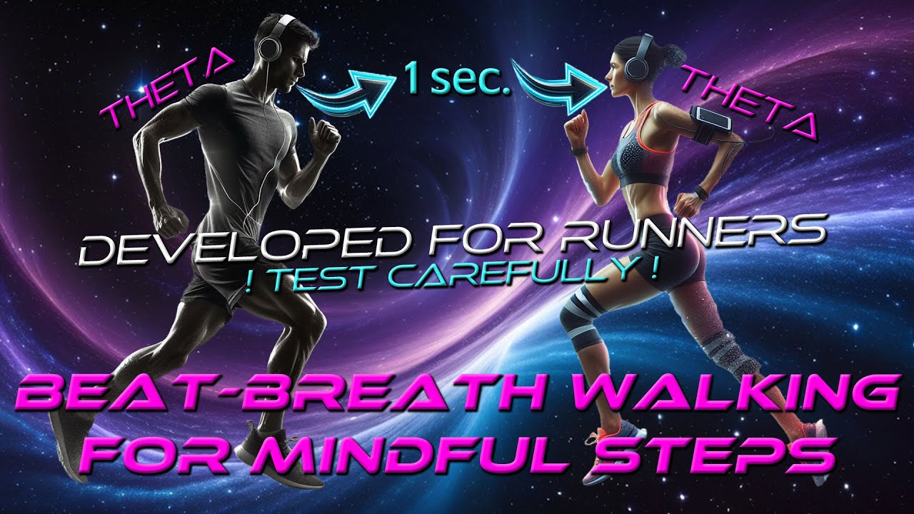 ENHANCE YOUR WALK ️Guided BEAT-BREATH with Binaural Beats - Theta Waves ...