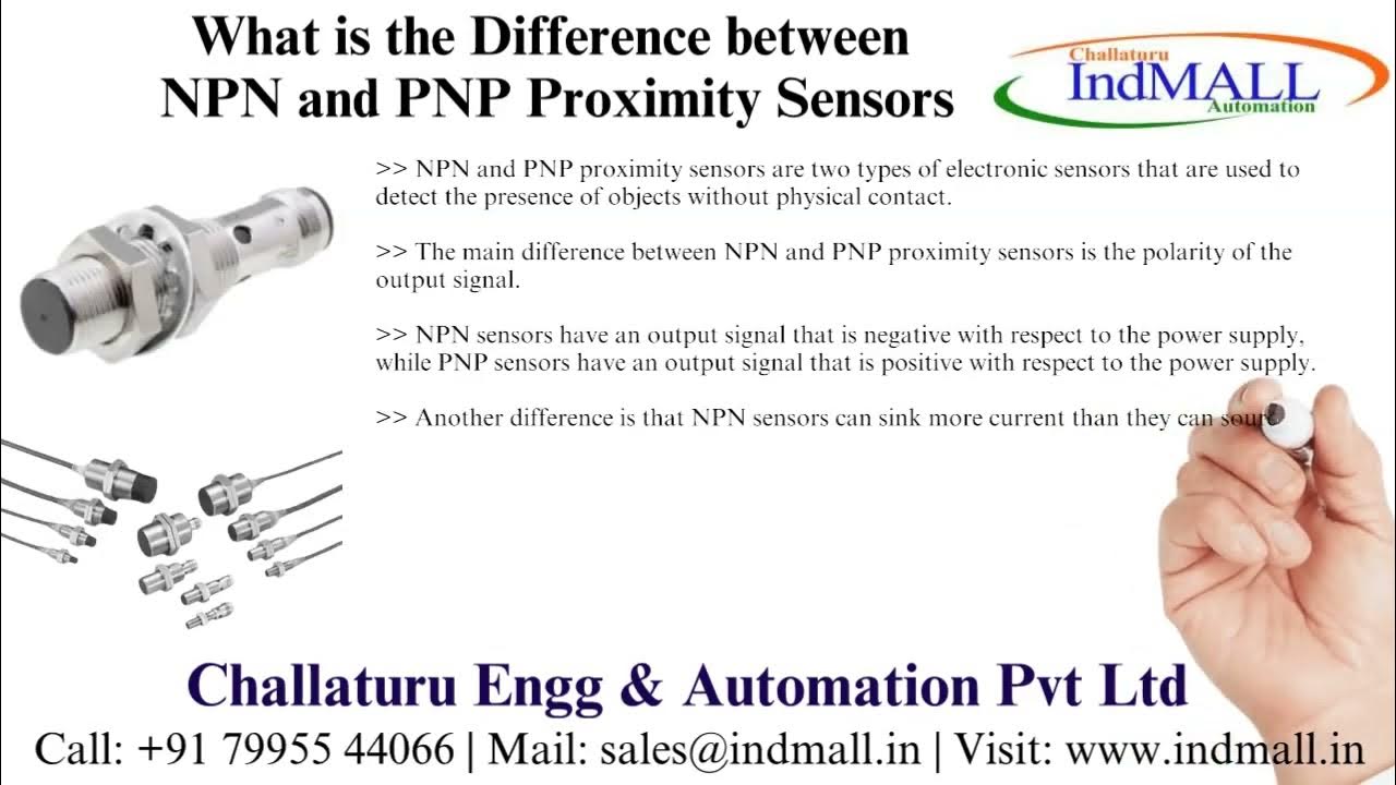 Difference Between PNP & NPN Proximity Sensors | +91 79955 44066# ...