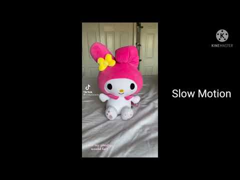 kitty hello kitty my melody fart tik tok slow Motion