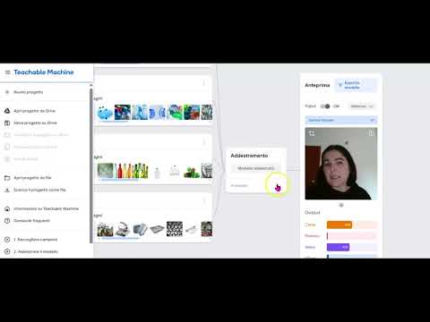 Esempio di machine learning con Teachable Machine - YouTube
