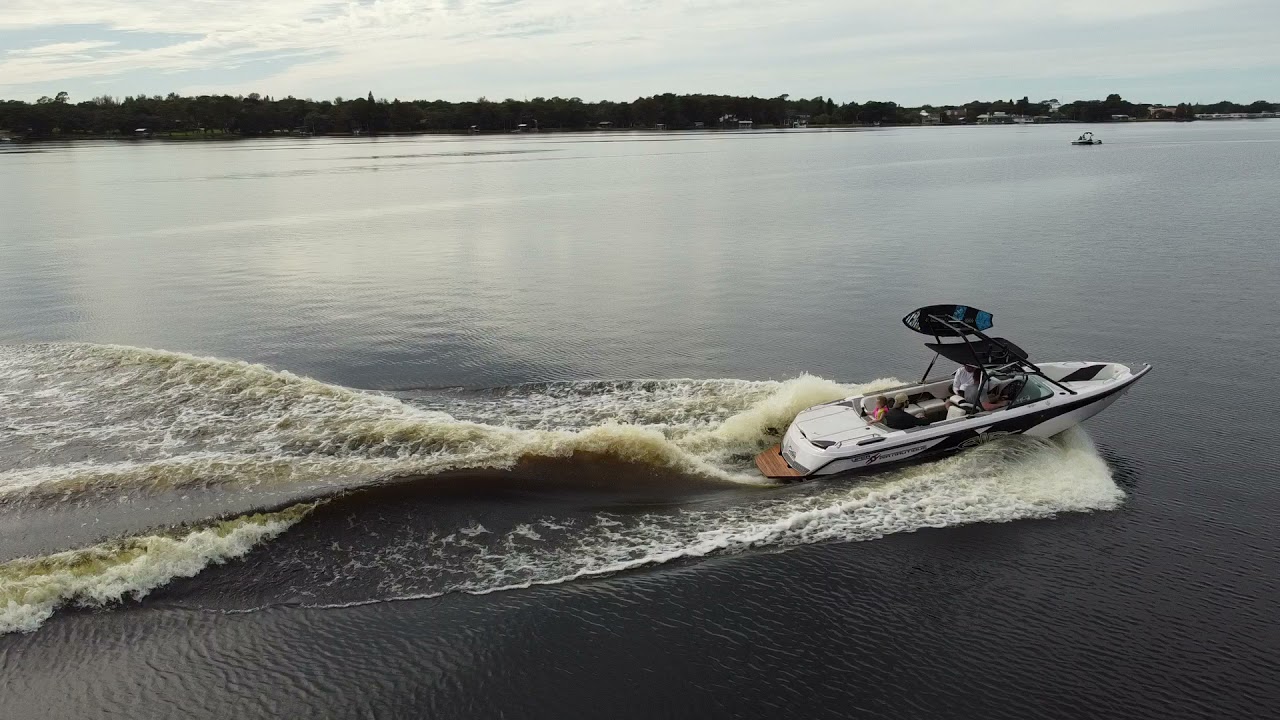 OG Super Air Nautique wakesurf wave. Surf.mode wave shapers - YouTube