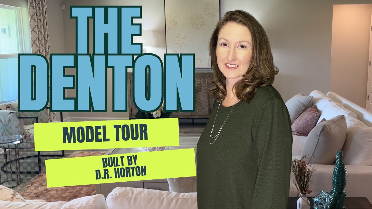 The Denton Floor Plan by DR Horton Model Tour in Roberts Cove Subdivision - Foley, Alabama - YouTube