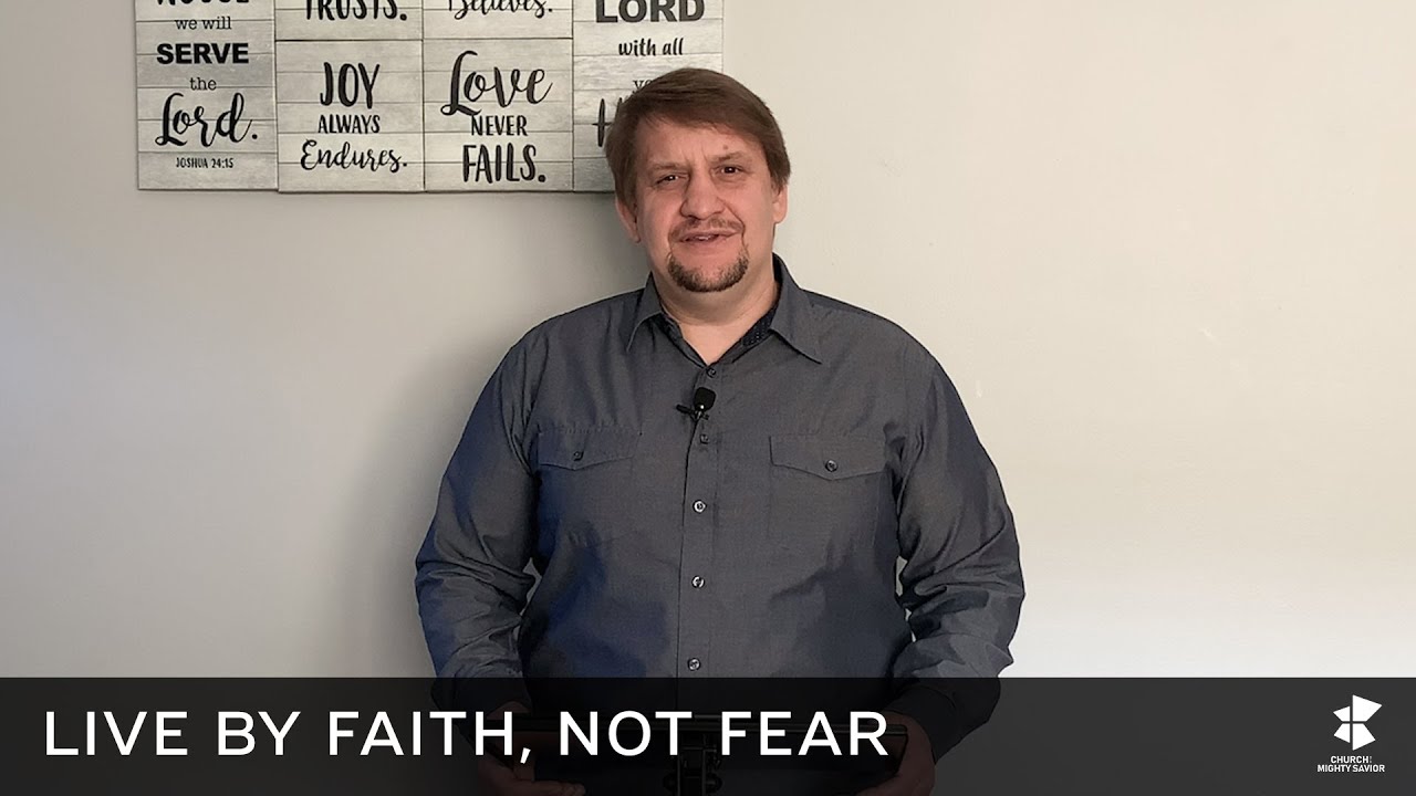 Live by Faith, Not Fear | Pastor Alex - YouTube