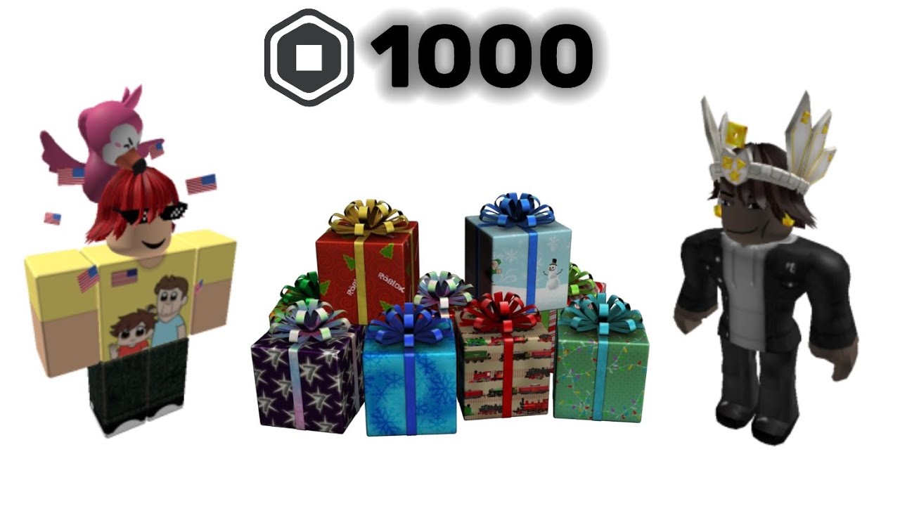 Giving Away 1,000 Robux For Christmas - YouTube