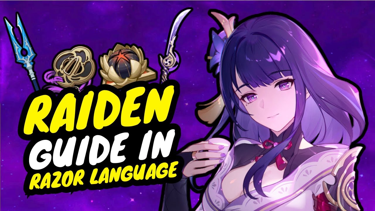 Raiden full GUIDE but in Razor language! | Genshin Impact - YouTube