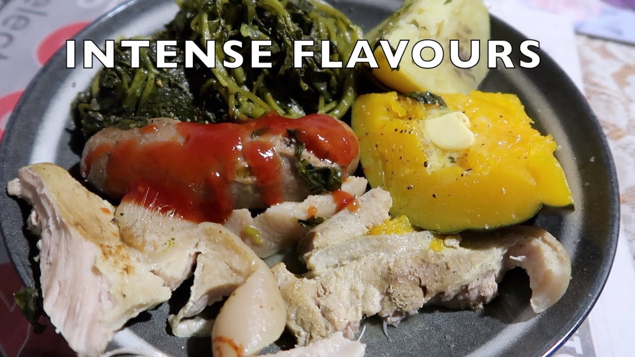 Delicious Watercress And Tasty FATTY PORK Boil Up - YouTube