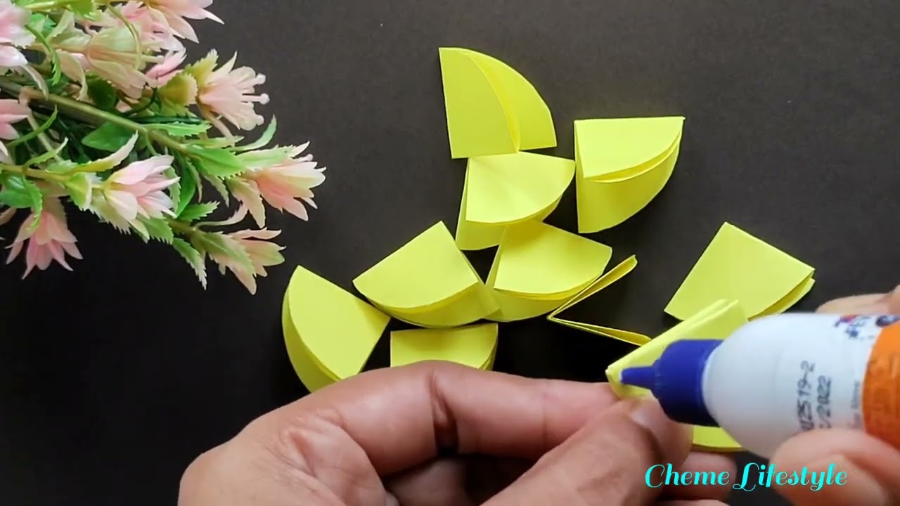 Diya making with paper || Diwali decoration ideas || dIY || paper craft ...