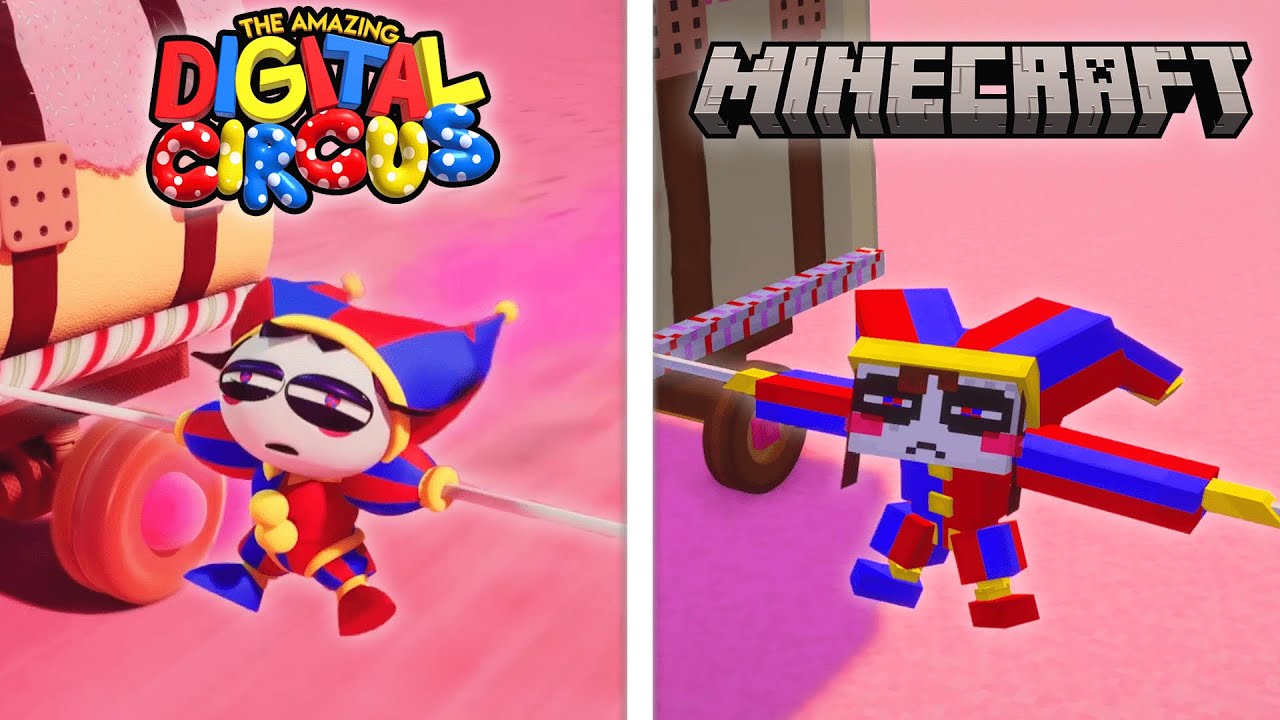 I remade DIGITAL CIRCUS Episode 2 Scenes in Minecraft! - YouTube