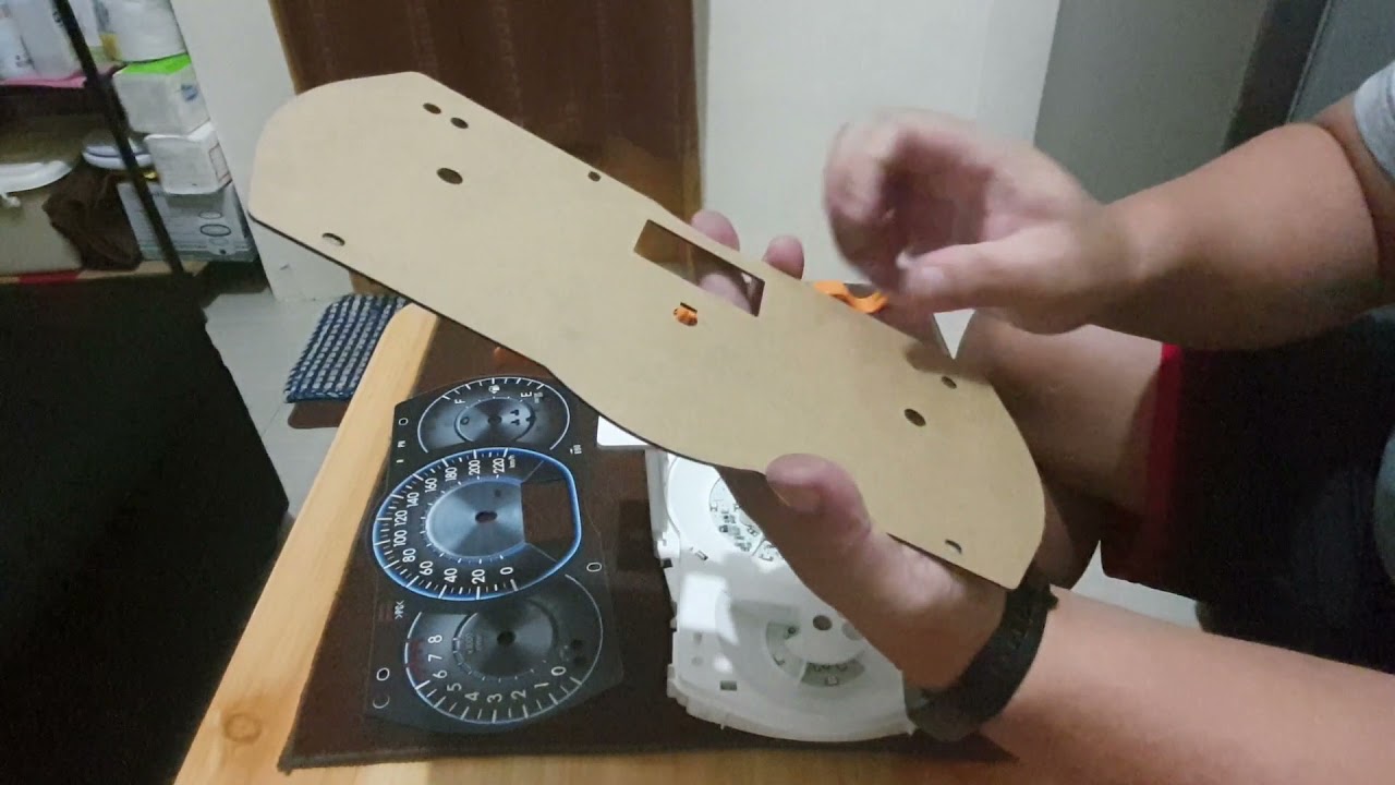 Vios Gen 3 gauge panel face replacement - YouTube
