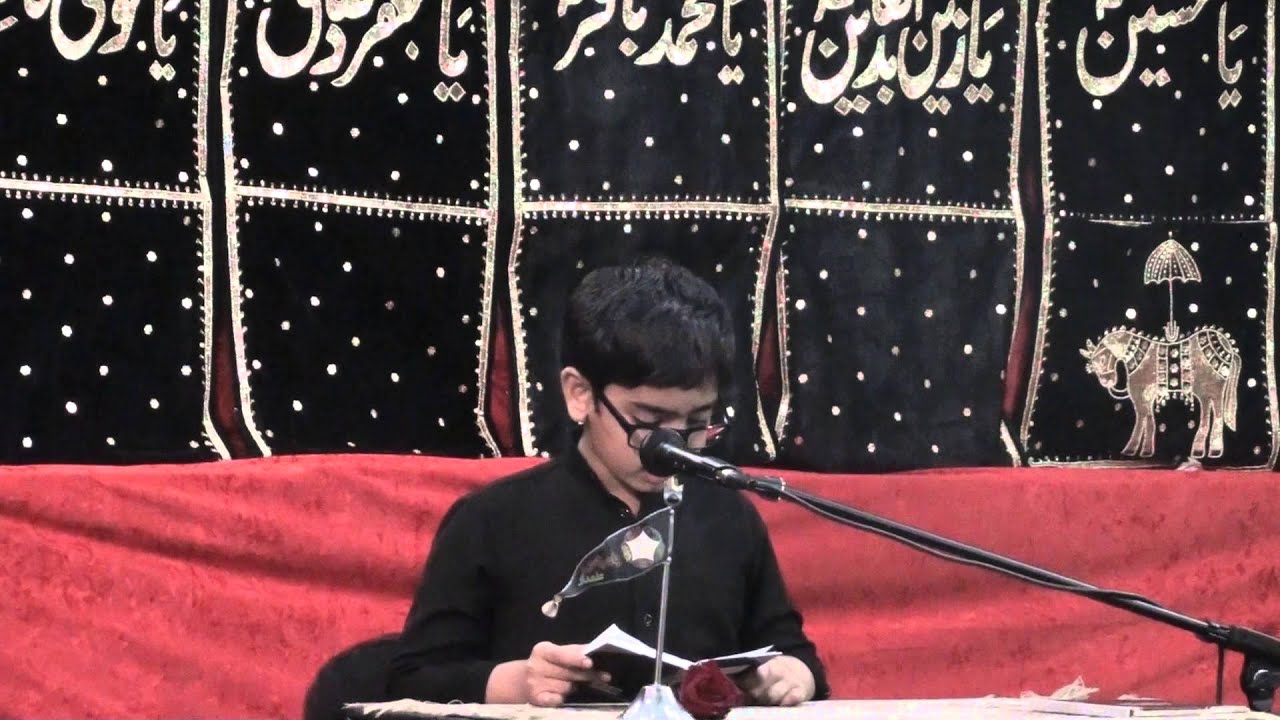 8 moharram 2013 baitulhuzan denmark zakir zaman abbas - YouTube