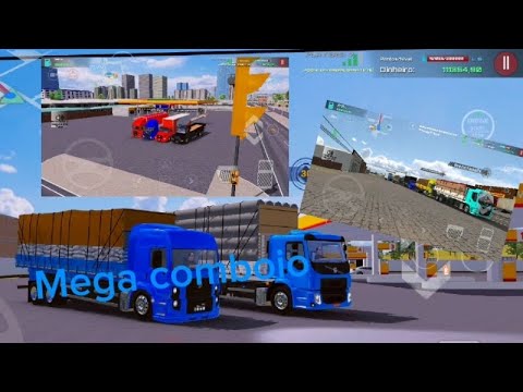 fazendo um comboio com meu caminhão novo Mega comboio - YouTube
