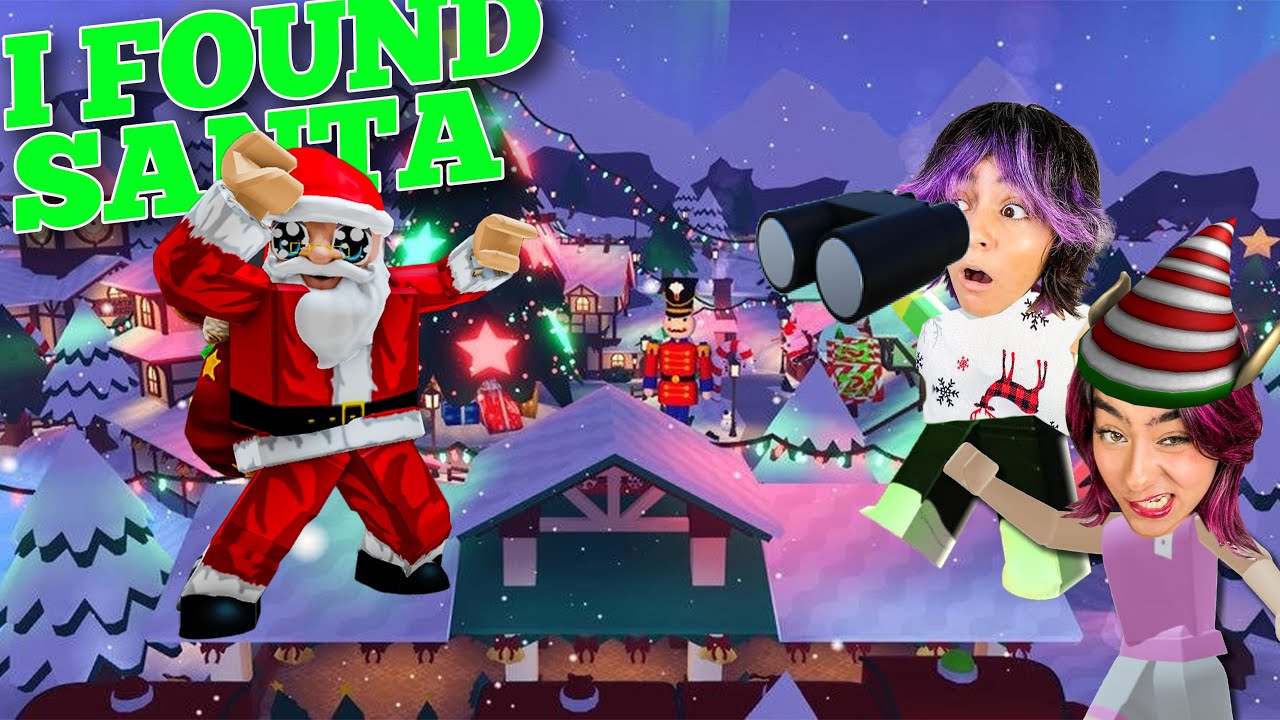 SNEAKING OUT TO FIND SANTA - YouTube