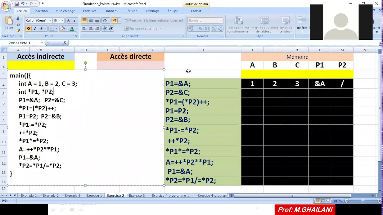 Pointeurs et Tableaux en C (2) - YouTube
