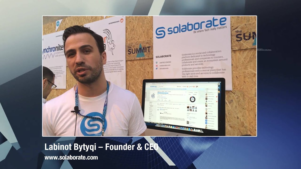 solaborate @ WebSummit - YouTube