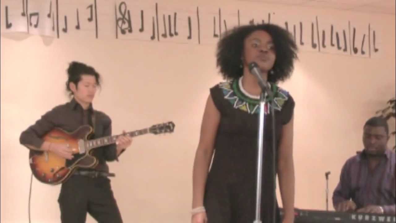 Offiong Bassey sings "Walk with Me" at Henry Buckner School Jazz ...