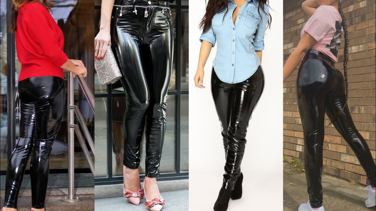 How To style latex latex office wear collage wear latex pants designs ...