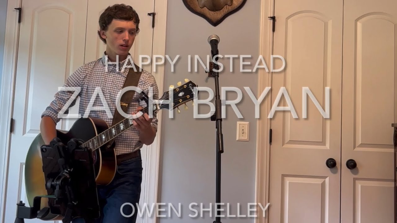 Happy Instead by Zach Bryan- Owen Shelley - YouTube