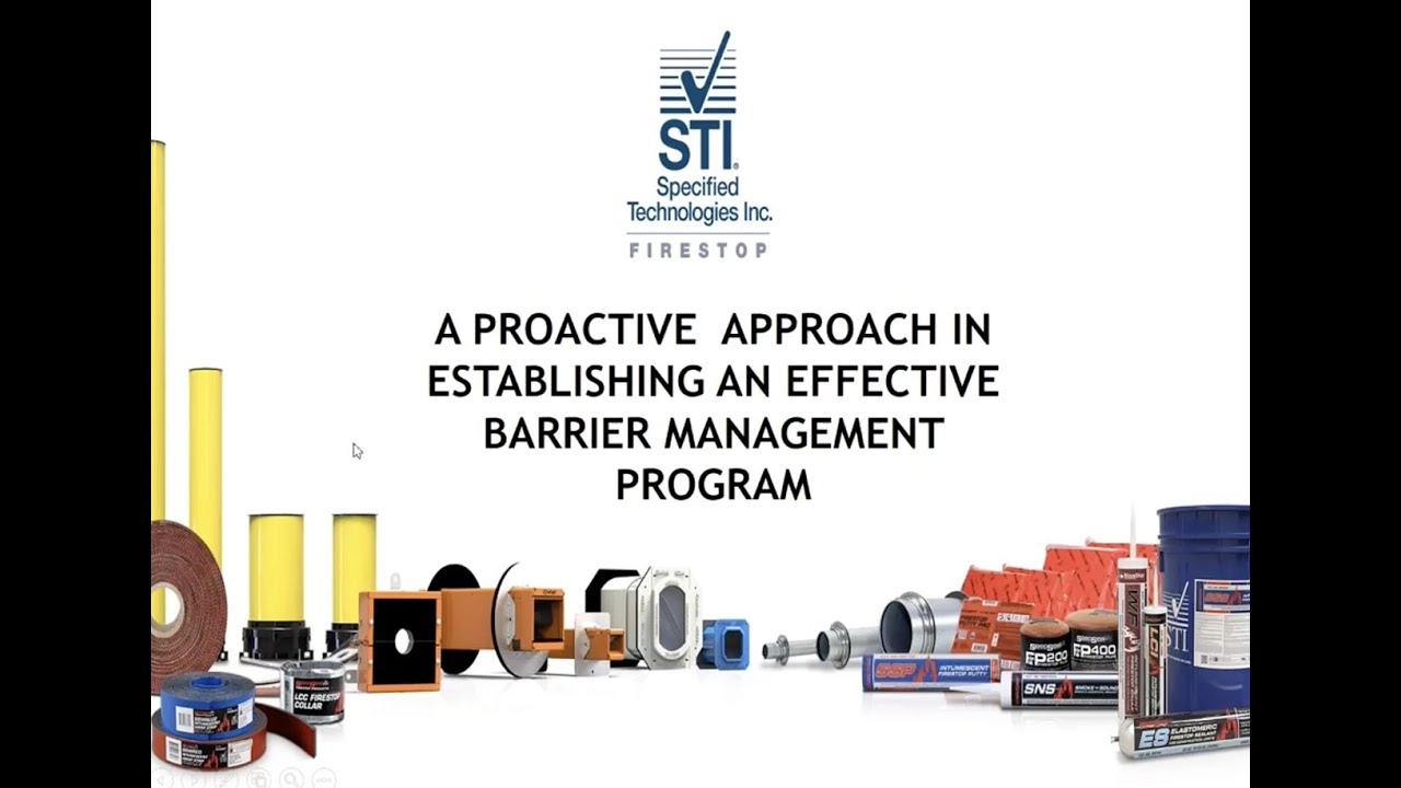 How to Build a Proactive, Effective Barrier Management Program - YouTube