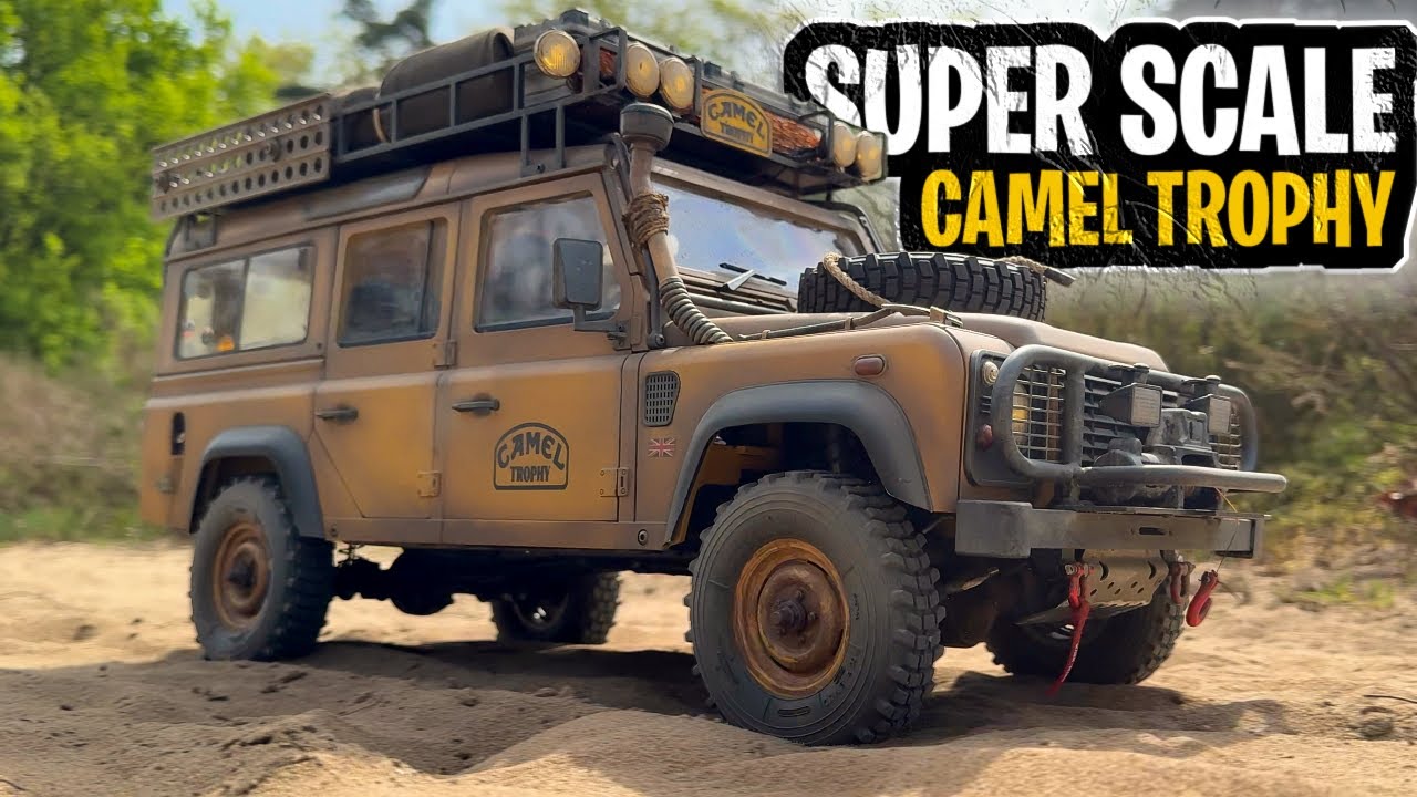Scale RC Offroad 4X4 Land Rover Defender 110 Camel Trophy Adventures ...
