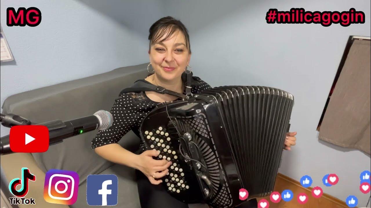 Milica Gogin - Ajde Jano ️ #uzivo uz harmoniku - YouTube
