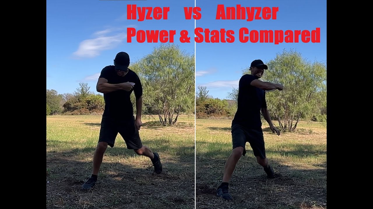 Hyzer vs Anhyzer - Tech Disc Test #discgolf - YouTube