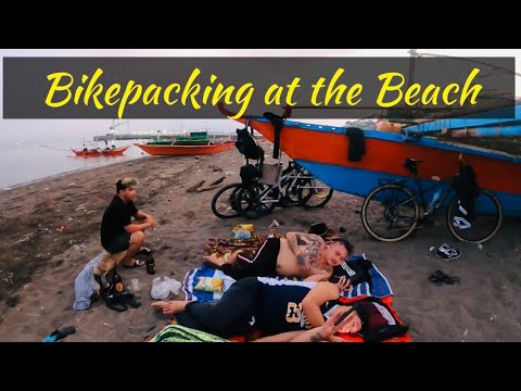 Overnight Camping Bike Ride | Bikepacking at the Beach | Jadex Vlogs - YouTube