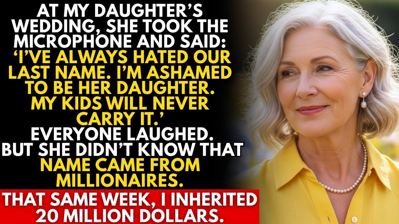 My Daughter Rejected Our 'Poor' Last Name at Her Wedding, Then I ...
