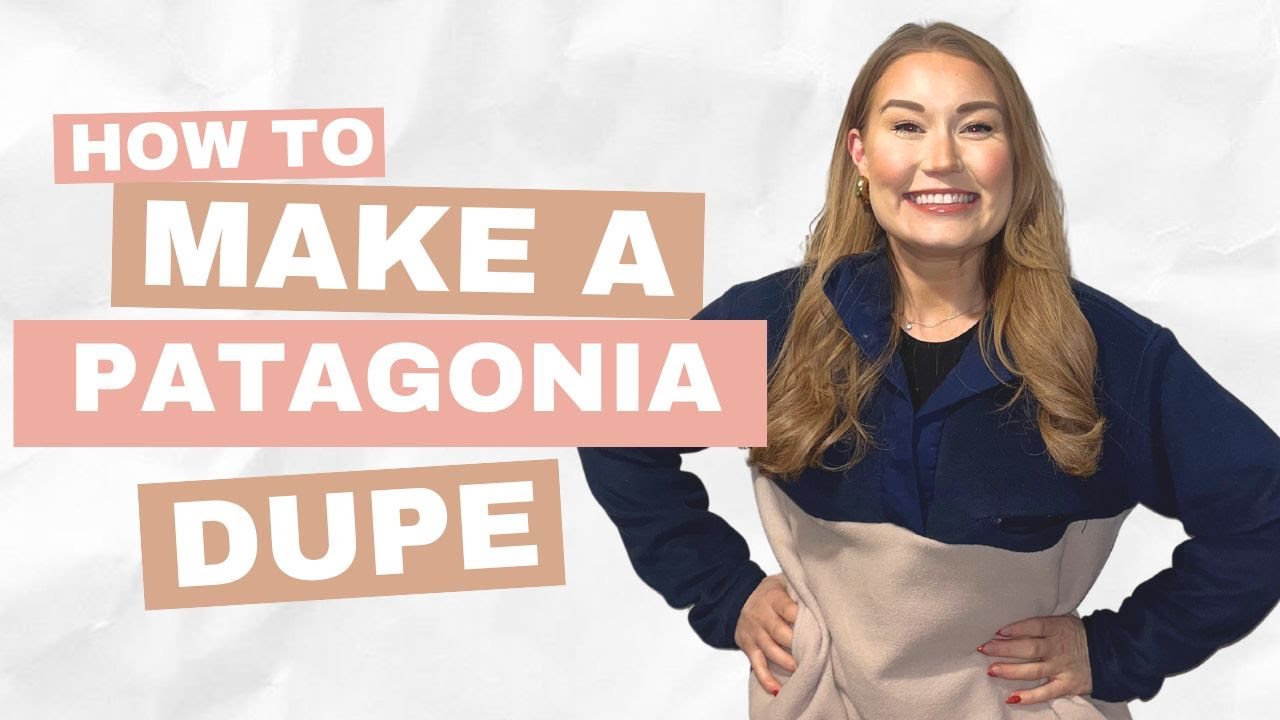 Sewing a DIY Patagonia Fleece - Pattern Sew Along - YouTube