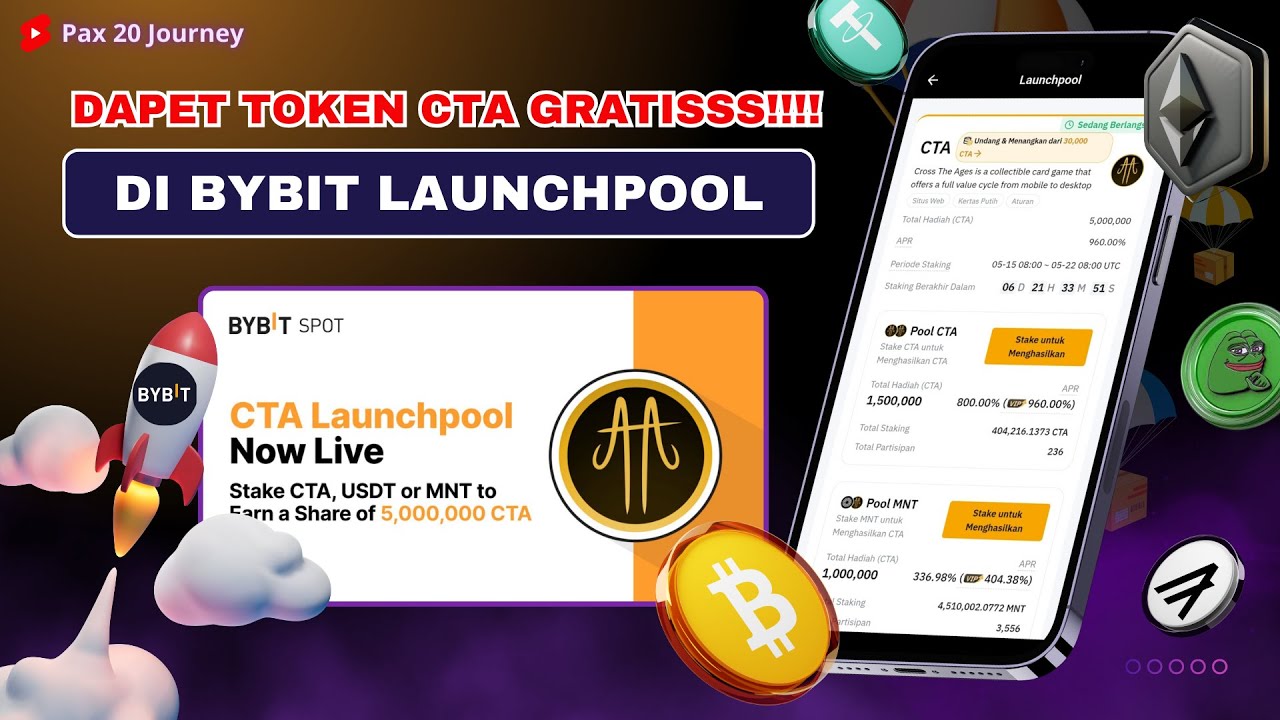 Cara Dapet Token CTA Gratis dari Launchpool di Bybit - YouTube