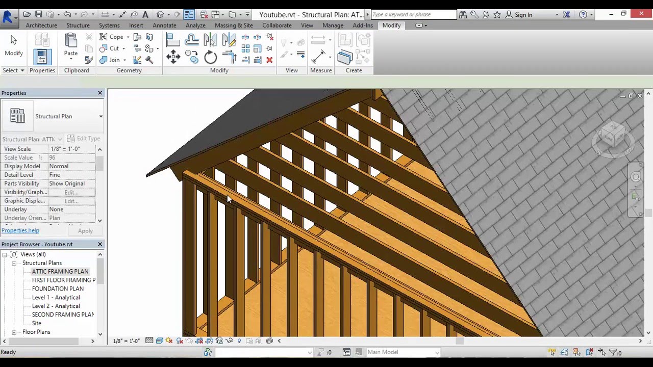 Autodesk Revit Gable Roof Part 2 YouTube autodesk-revit-gable-roof-part-2-youtube