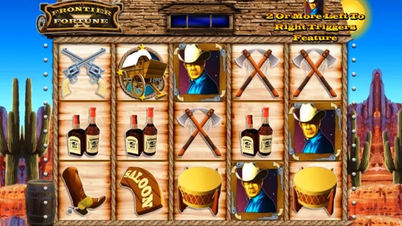 Slot FRONTIER FORTUNE 🎰 Le mot fortune me plait bien, mais c'est rare ...