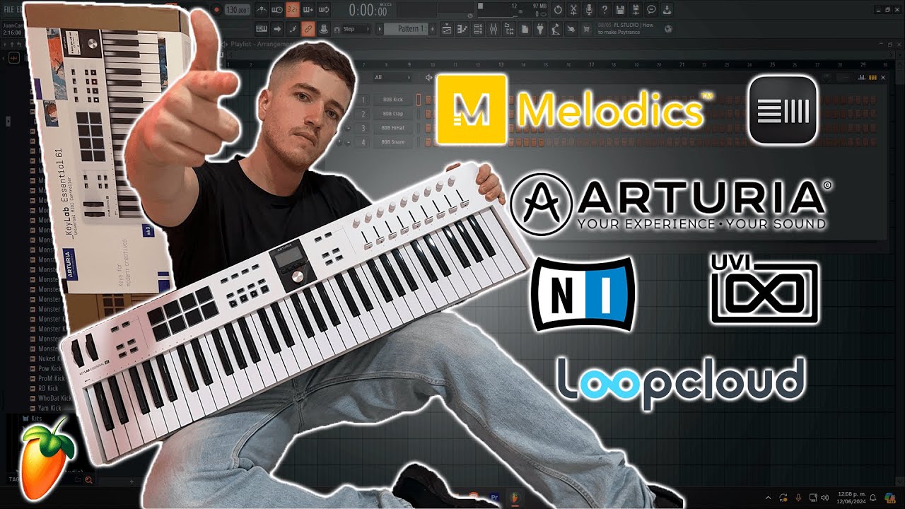 Unboxing KeyLab Essential 61 mk3 Arturia | Primeras impresiones - YouTube
