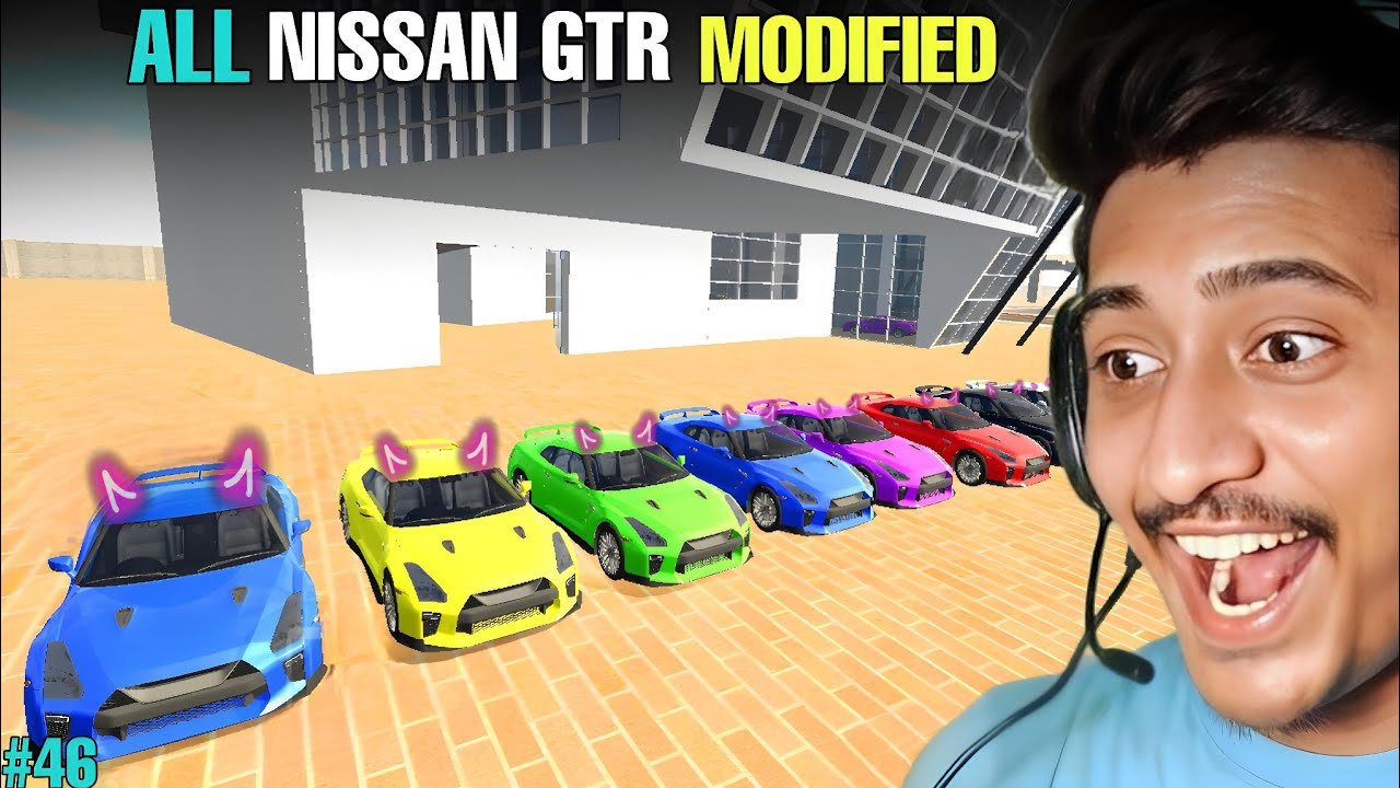 ALL NISSAN GTR CARS MODIFIED | IN INDIAN BIKE DRIVING 3D GAMEPLAY #13 ...